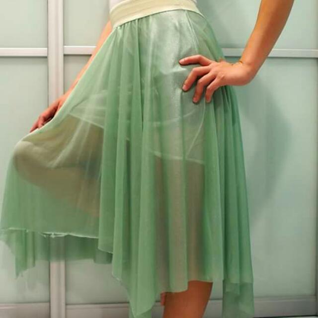 Translucent Silk Skirt, Women's Fashion, Bottoms, Skirts on Carousell