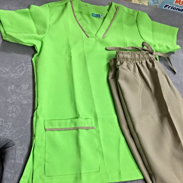 Maid Uniform /nanny / Helper/ Scrubsuit / Nurse, Women's Fashion, New ...