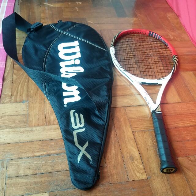 Wilson Six.one 95 Tennis Racquet, Sports Equipment, Sports & Games ...