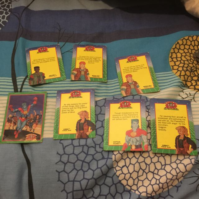 Captain Planet Cards on Carousell