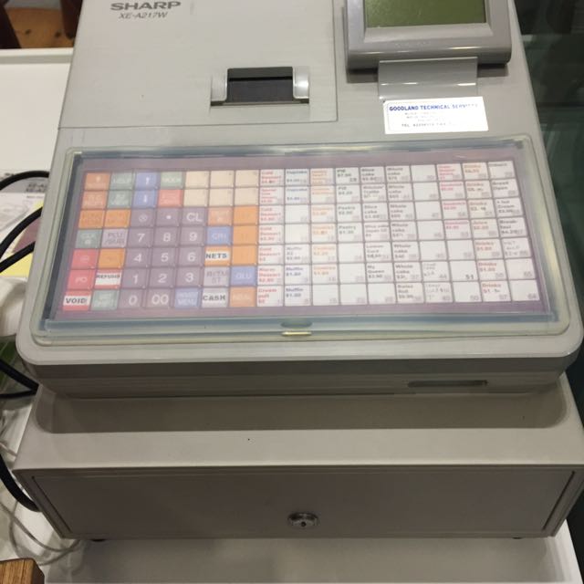 SHARP Pos Machine Cash Register, TV & Home Appliances, Washing Machines ...