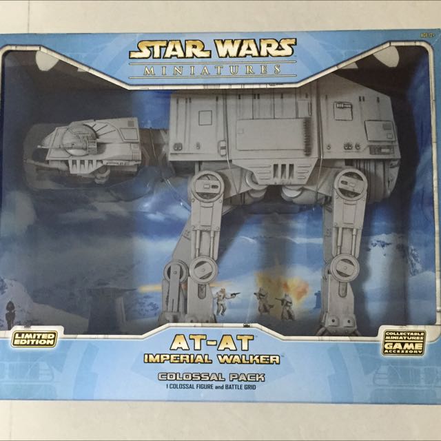 Star Wars AT-AT Walker - Limited Edition - 1 Colossal Figure and Battle ...