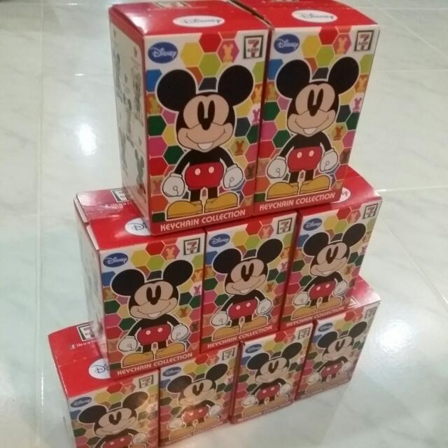 7-11 Full Set Mickey Mouse Keychain, Hobbies & Toys, Toys & Games on ...