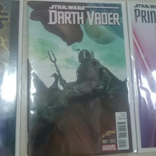 Star Wars Alex Ross Store Exclusive Variant Covers Darth Vader Princess ...