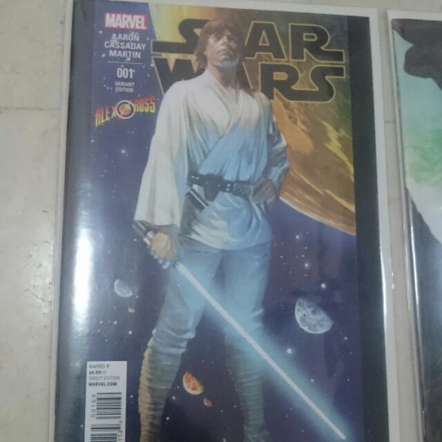 Star Wars Alex Ross Store Exclusive Variant Covers Darth Vader Princess ...