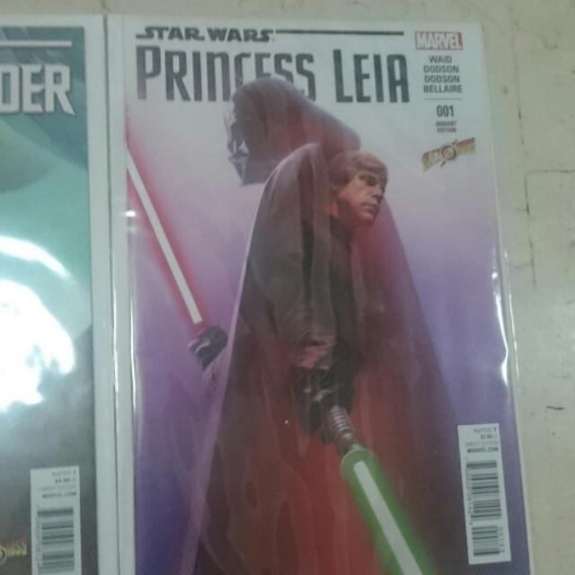 Star Wars Alex Ross Store Exclusive Variant Covers Darth Vader Princess ...