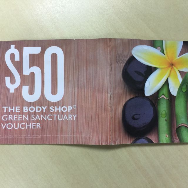 Body Shop Paragon Green Sanctuary Spa Voucher (worth $50), Tickets ...