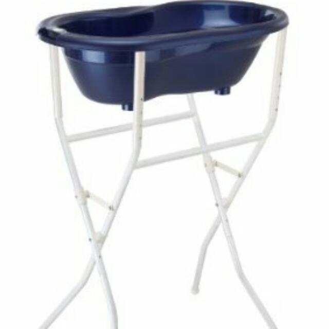 Rotho Babydesign Bath Stand Foldable and Adjustable High (White) With ...
