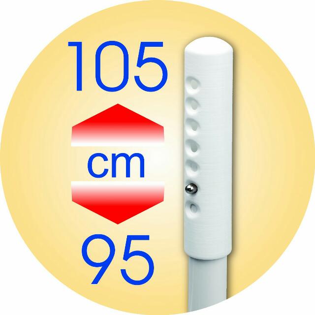 Rotho Babydesign Bath Stand Foldable and Adjustable High (White) With ...