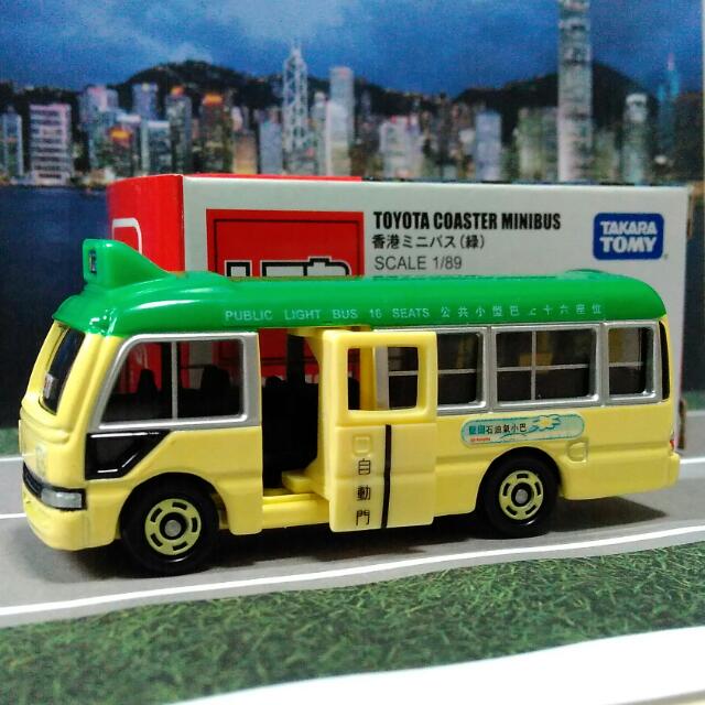 Tomica Hong Kong Toyota Coaster Minibus (Green) , Hobbies & Toys, Toys ...