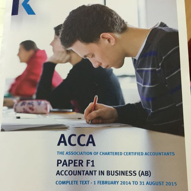 Kaplan ACCA Text Book F1,F2 And F3, Hobbies & Toys, Books & Magazines ...