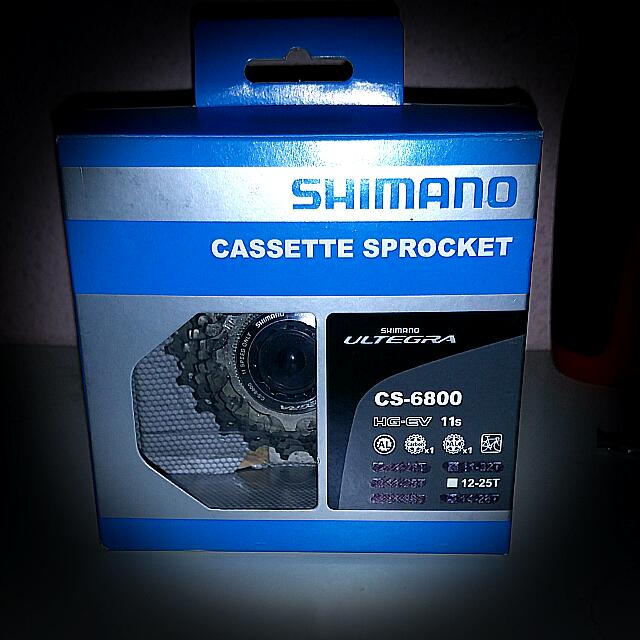 Shimano Ultegra CS-6800 (12-25) 11speed Cassette, Sports Equipment, Bicycles & Parts, Parts ...