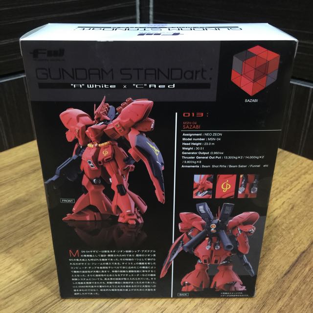 Gundam Sazabi Fusion Works Stand Art, Hobbies & Toys, Toys & Games on ...