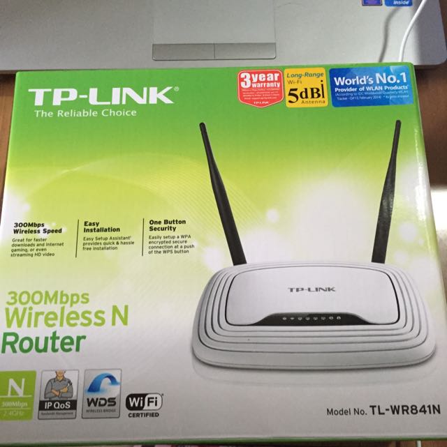 TP Link Model TL-WR841N, Computers & Tech, Parts & Accessories ...