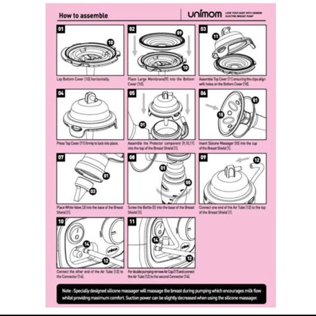 Unimom Forte Dual Electric Breast Pump Plus Cooler Bag, Babies & Kids ...