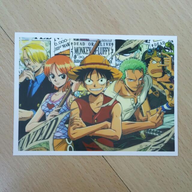 One Piece Postcards, Hobbies & Toys, Toys & Games on Carousell