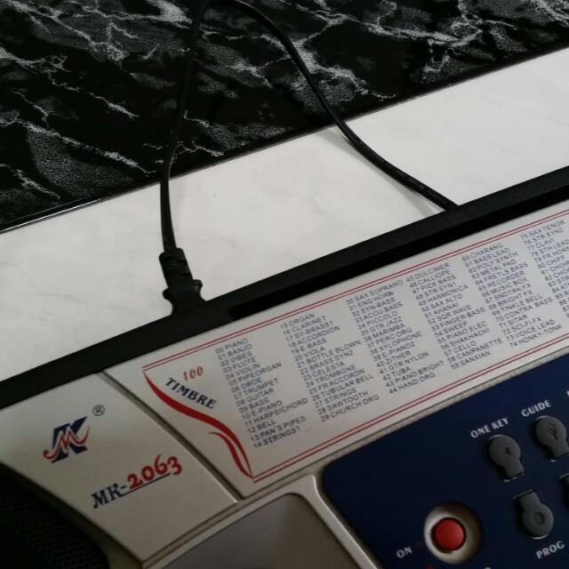 Portable Keyboard MK-2063, Hobbies & Toys, Music & Media, Musical ...