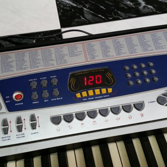 Portable Keyboard MK-2063, Hobbies & Toys, Music & Media, Musical ...