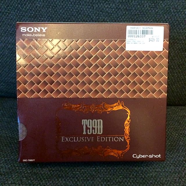 Sony Cybershot DSC-T99D Still Camera - Exclusive Edition, Photography ...