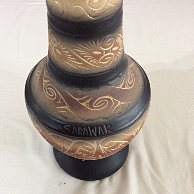 Vase From Native Sarawak, Furniture & Home Living, Home Decor ...