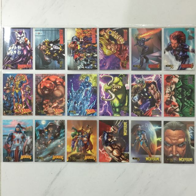 Marvel Creators Collection 1998 Trading Cards, Hobbies & Toys, Toys ...