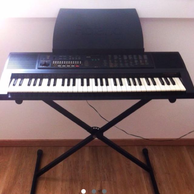 Casio Keyboard With Stand & Bag, Hobbies & Toys, Music & Media, Music ...