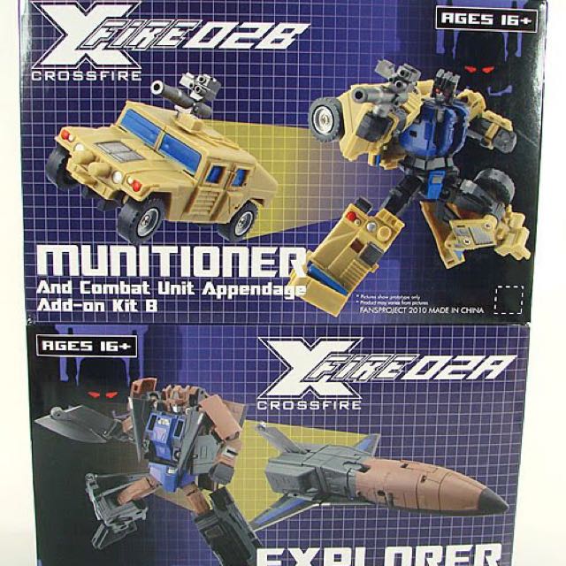 Transformers Universe + Fansproject Explorer + Munitioner - Bruticus ...