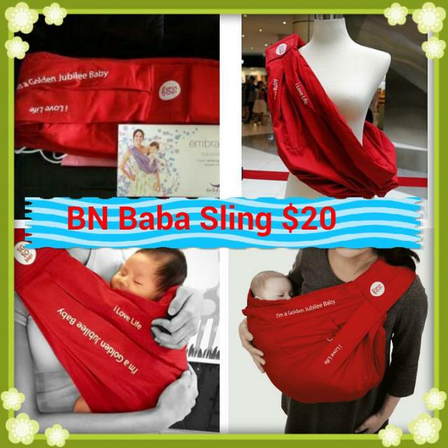 (Reserved) BN SG50 Baba Sling.., Babies & Kids, Going Out, Carriers ...