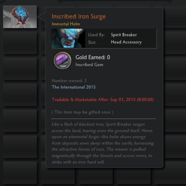 Dota 2 Immortal Spirit Breaker Iron Surge, Hobbies & Toys, Toys & Games ...