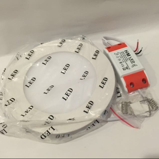 LED Panel Light - 9w, TV & Home Appliances, Electrical, Adaptors ...