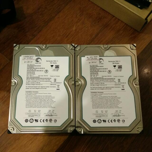 Seagate Barracuda 750gb Hdd Computers And Tech Parts And Accessories Hard Disks And Thumbdrives On