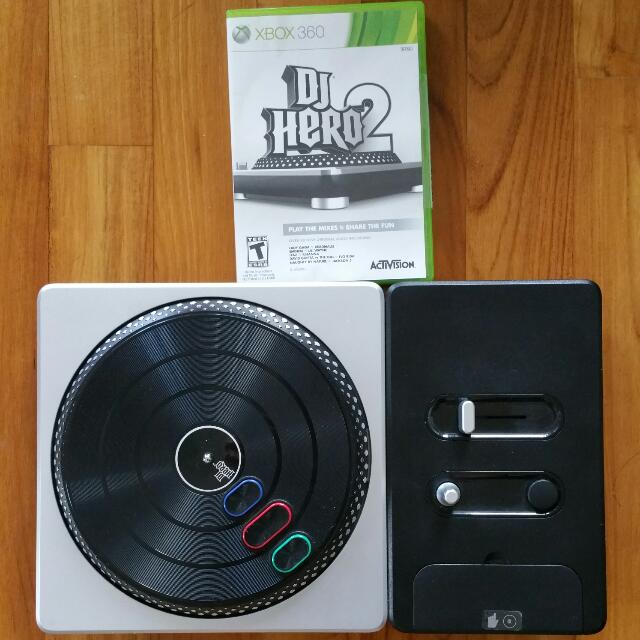 DJ HERO CONTROLLER WITH THE GAME DISC, Computers & Tech, Parts ...