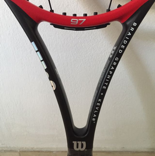 Wilson Prostaff 97 Tennis Racket, Sports Equipment, Sports & Games ...