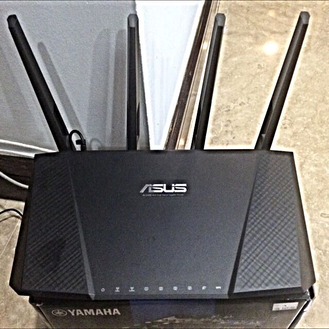 Asus RT-AC87U Dual-band Gigabit Router Wireless-AC2400, Computers ...