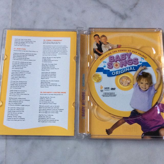 Baby Songs Original DVD, Babies & Kids, Babies & Kids Fashion on Carousell