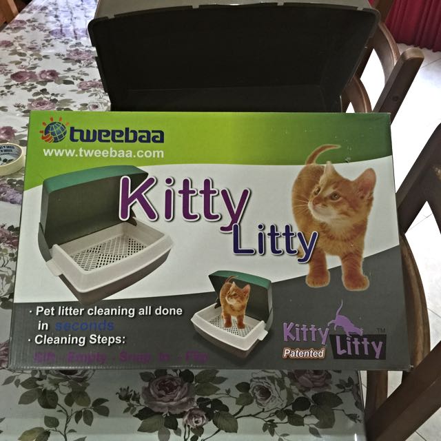 Kitty Litty Cat Litter Box, Pet Supplies, Homes & Other Pet Accessories ...