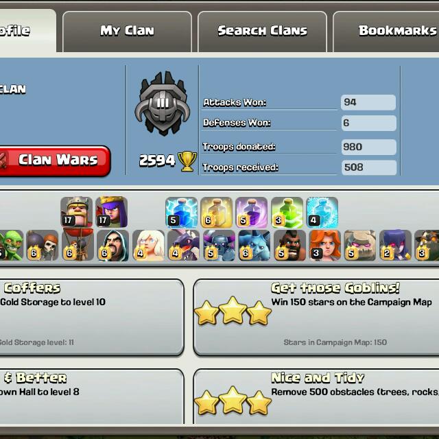 Coc Account, Hobbies & Toys, Toys & Games on Carousell