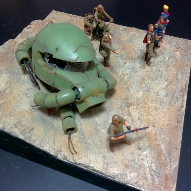 Custom Gundam Bandai Kit Pro Painted : 1/35 U.C.Hard Graph Ramba Ral ...