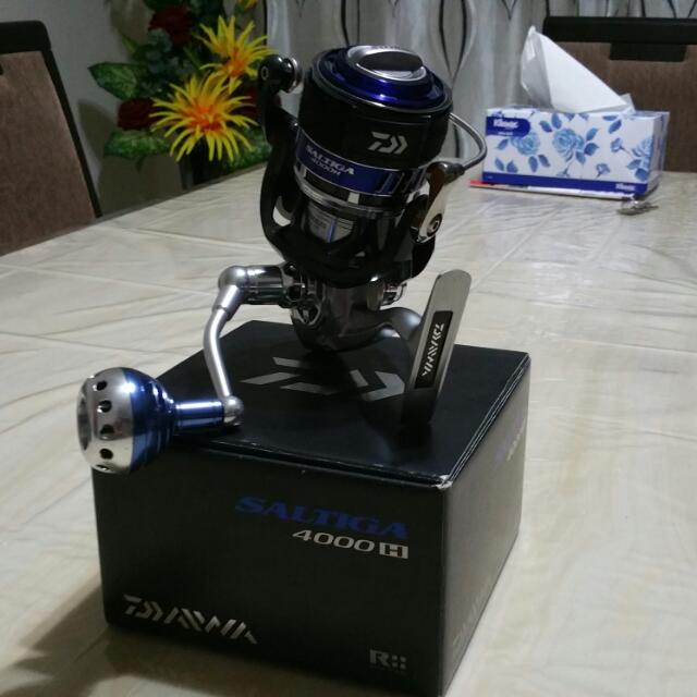 Daiwa Saltiga 4000h Fishing Reel, Sports Equipment, Fishing on Carousell