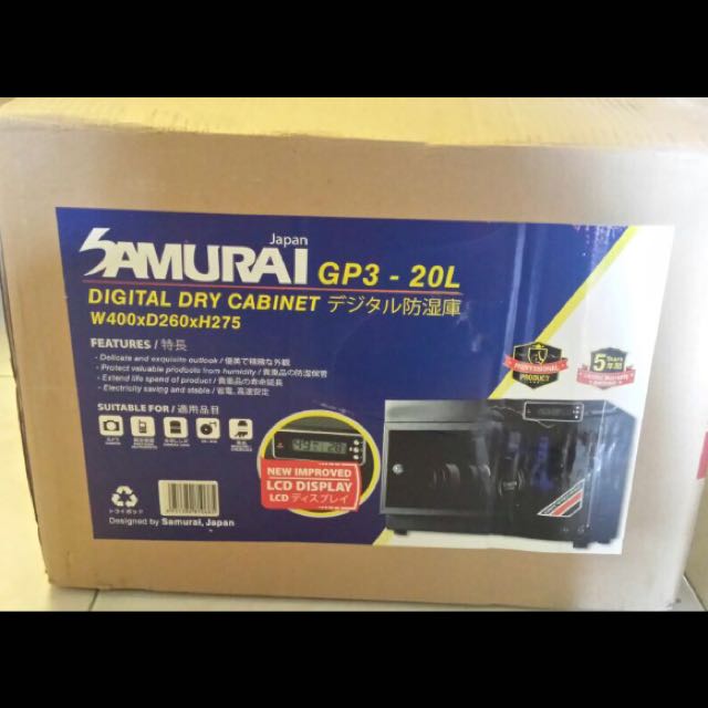 SAMURAI GP3-20L Electronic Dry Cabinet, Photography, Photography ...