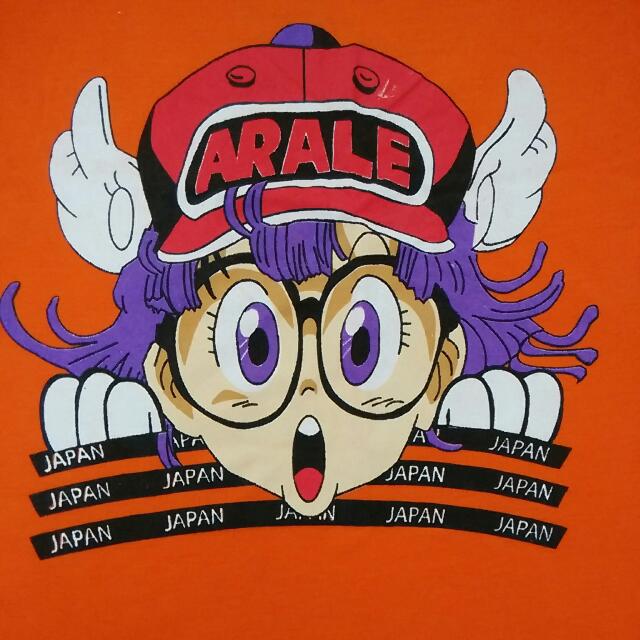 Orange Anime Character Arale Norimaki Tank Top, Women's Fashion, Tops ...