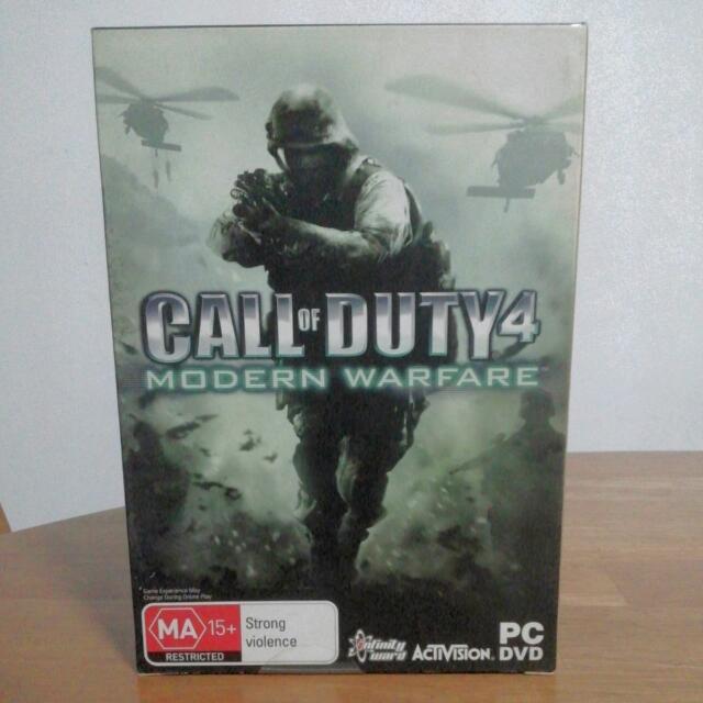 [PC] CoD4 Modern Warfare, Hobbies & Toys, Toys & Games on Carousell