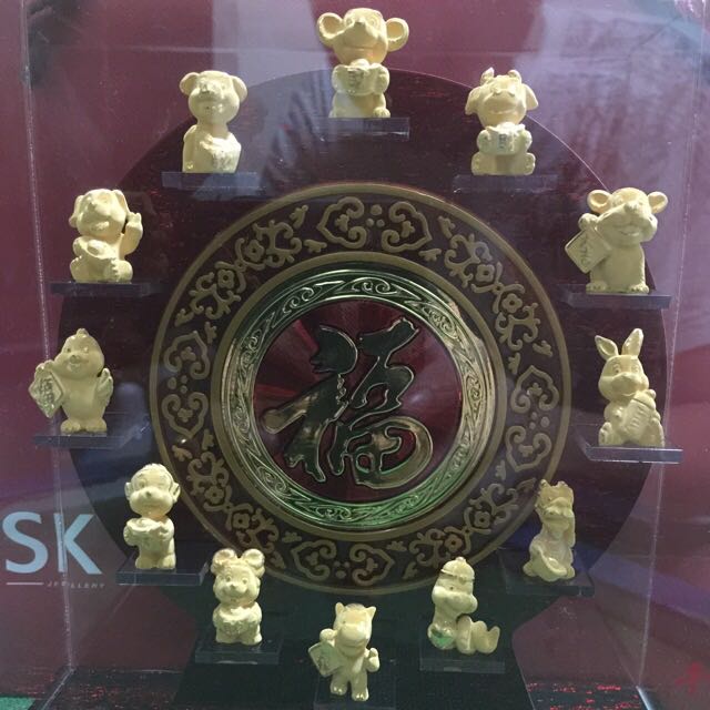 999.9 24K Pure Gold 12 Chinese Zodiac, Hobbies & Toys, Memorabilia ...