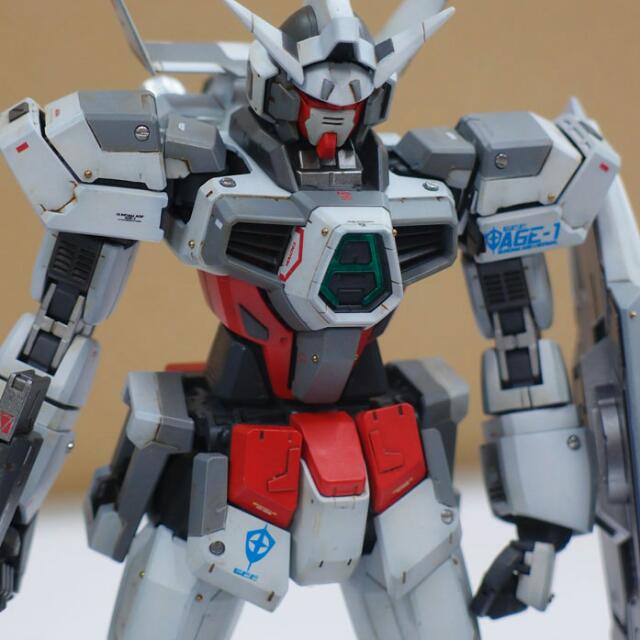 Gundam 1/100 AGE Custom, Hobbies & Toys, Toys & Games on Carousell