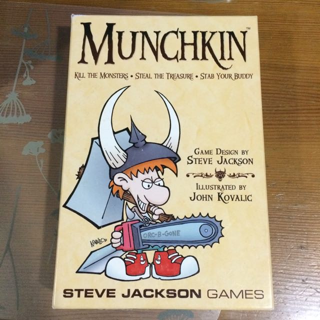 Original Munchkin Card Game, Hobbies & Toys, Toys & Games on Carousell