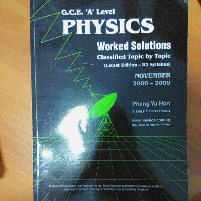 A-level Physics TYS With Worked Solutions, Hobbies & Toys, Books ...