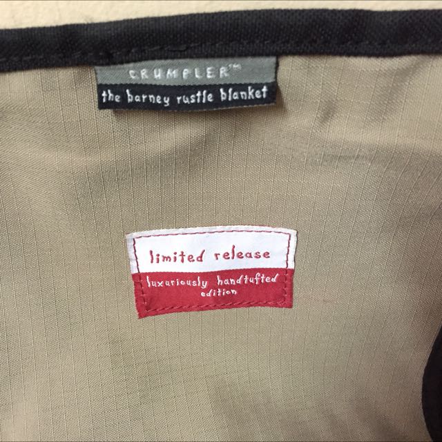 CRUMPLER Barney Rustle Blanket Limited Edition, Everything Else on ...