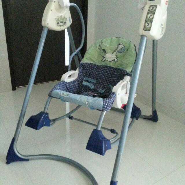 Fisher & Price Baby Rocker Swing, Babies & Kids, Infant Playtime on ...
