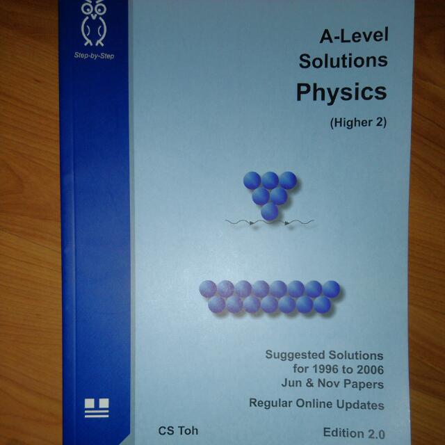 Step By Step H2 Physics A-level Solutions With Worked Solutions, Hobbies & Toys, Books ...