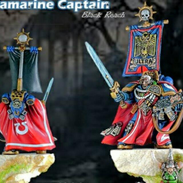 Warhammer 40k 28mm Ultramarine Captain, Hobbies & Toys, Toys & Games on ...